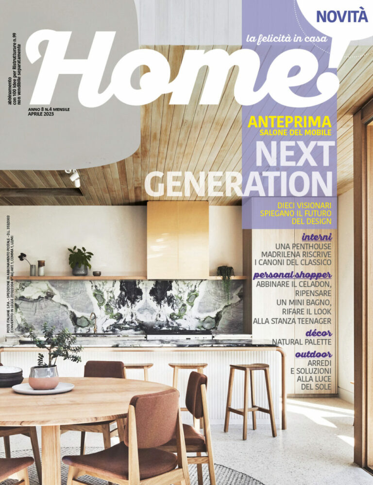 Home! Magazine – E’ in edicola il numero di aprile 2023 - Home! Magazine
